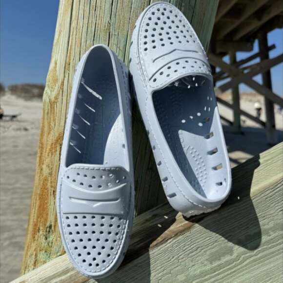 Floafers | Shoes | Floafers Beach Pool Shoes Powder Blue Flats Loafer ...